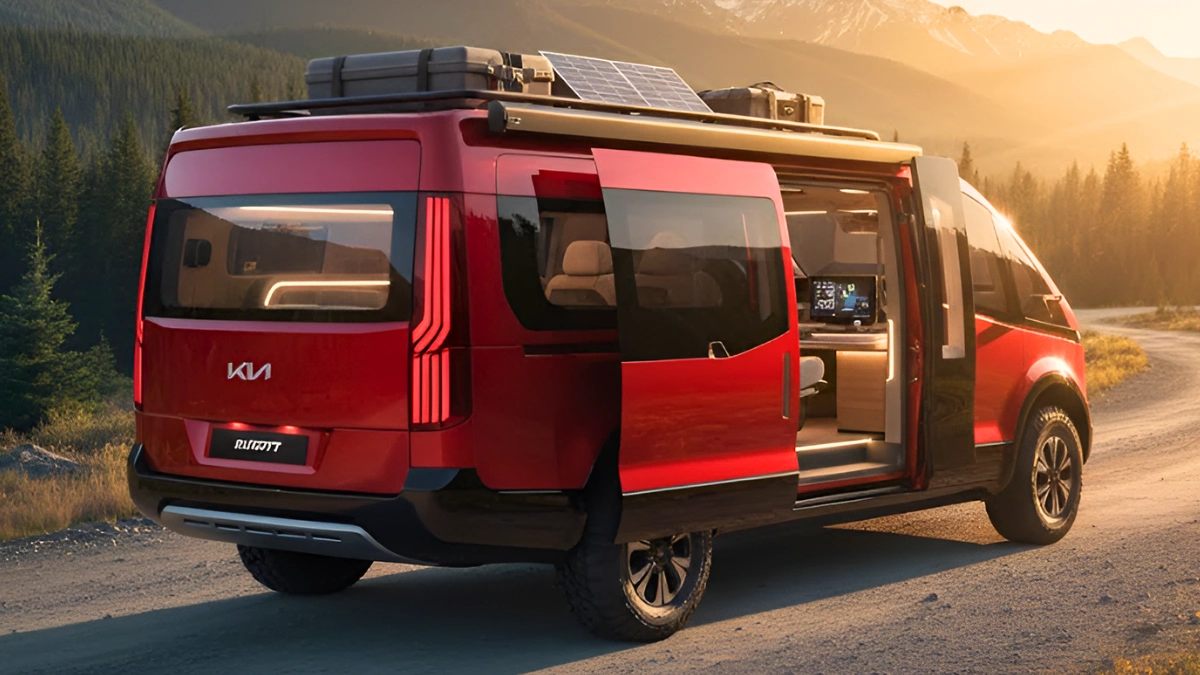 2026 Kia Camper Van Redefines Travel Vans With Comfortable Sleeping ...
